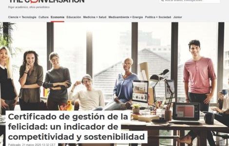 THE CONVERSATION: Certificado de gestión de la felicidad: un indicador ...